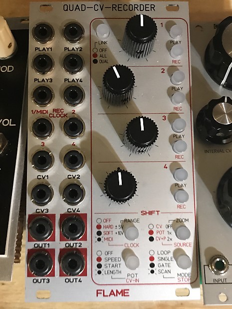Flame Quad CV Recorder eurorack | Reverb