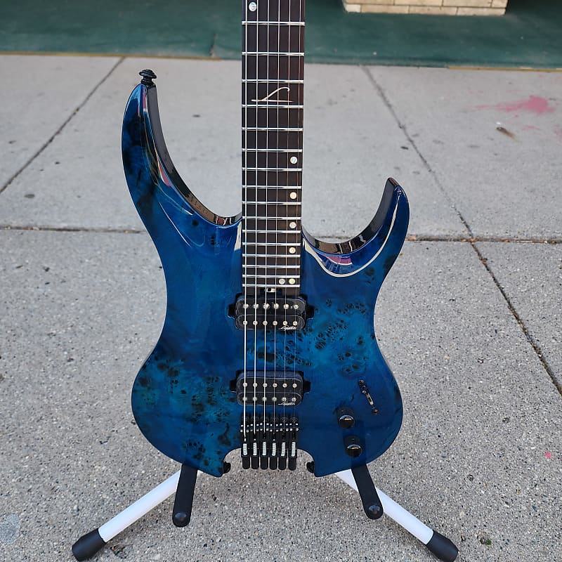 Legator Ghost Super Shred Series G6SS 2024 - Blue Burl | Reverb