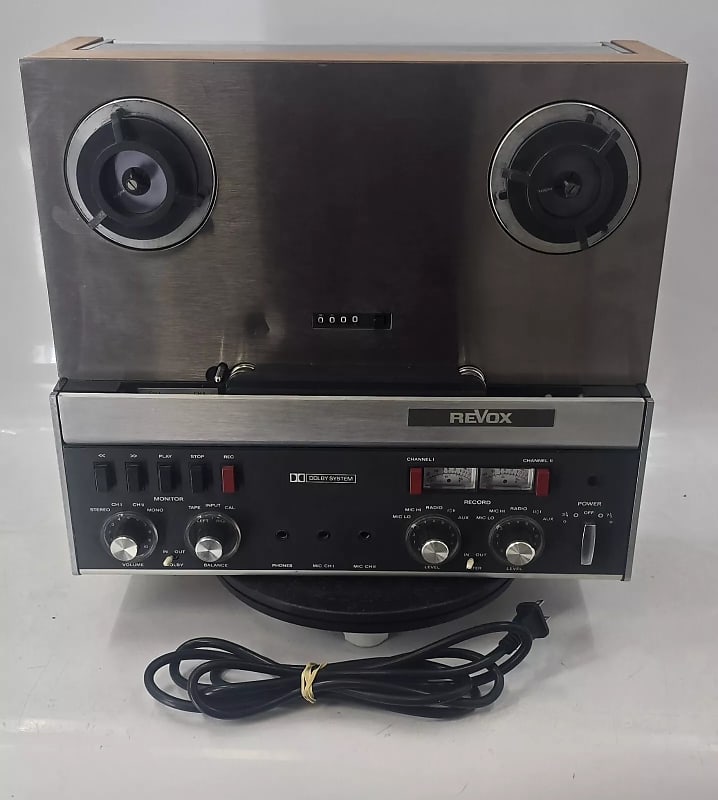 Revox A77 Reel-to-Reel Tape Recorder w Nab Hub Adapters - | Reverb