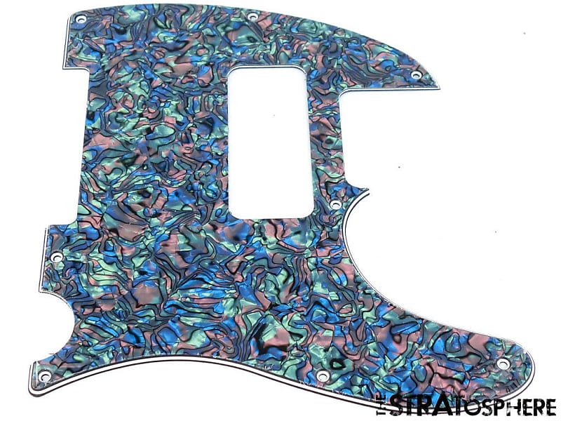 *NEW Abalone Pearl P-90 Telecaster PICKGUARD for USA Fender | Reverb