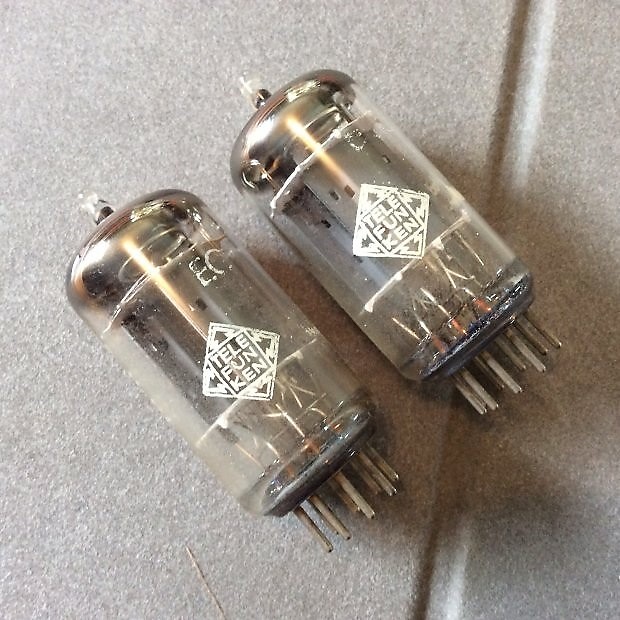 Matched pair vintage Telefunken Ecc83/ 12ax7 tubes valves | Reverb UK