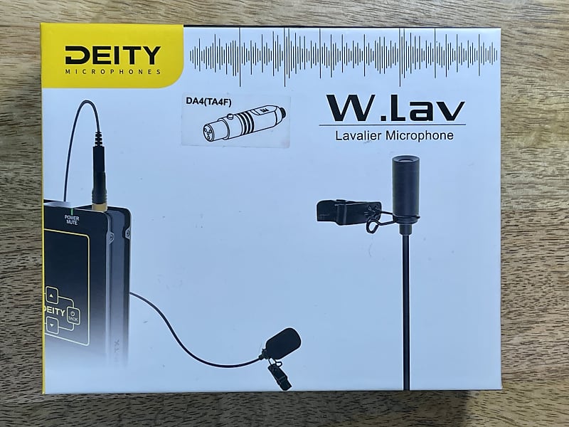 Deity Microphones W.Lav DA4 Bundle Omnidirectional Lavalier | Reverb