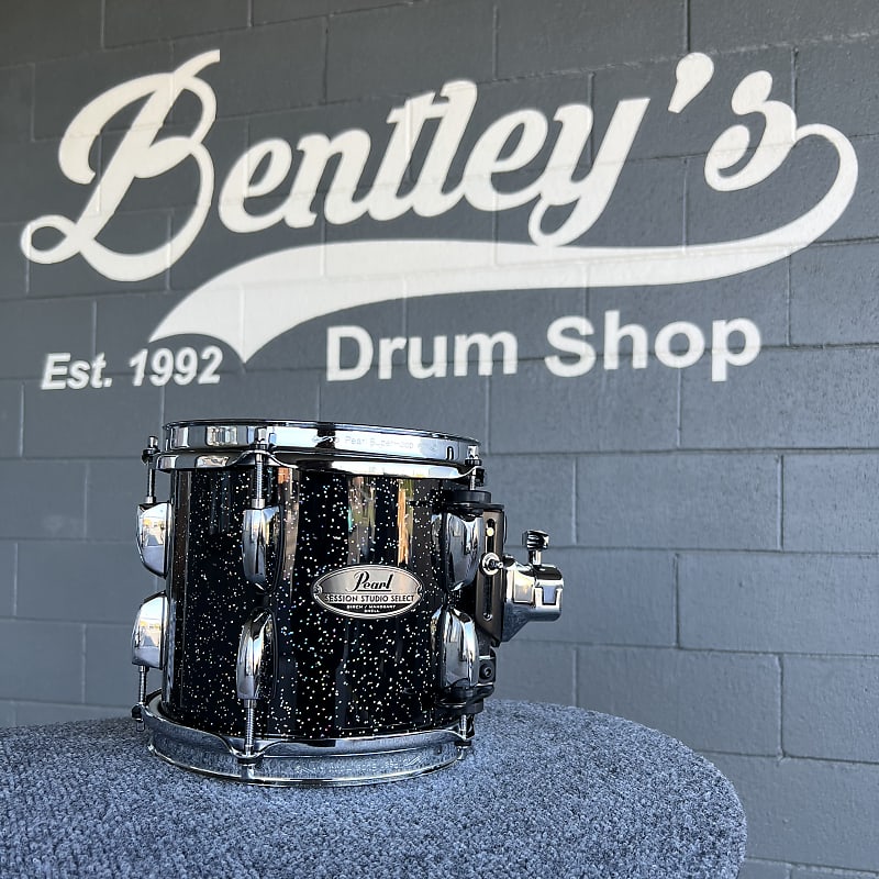 RARE Pearl Session Studio Select 7x8" Rack Tom in Black Halo | Reverb