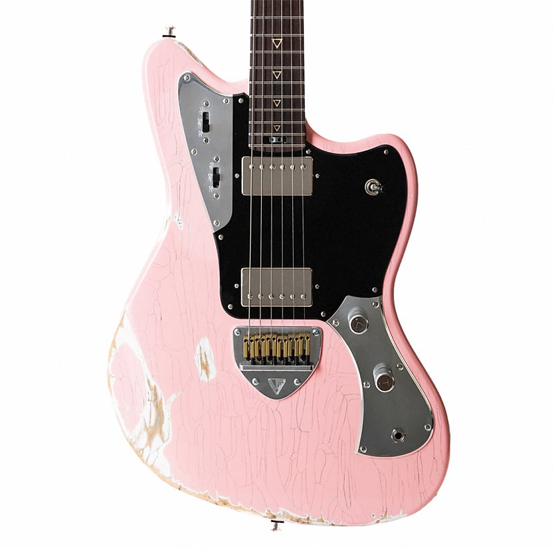 Valiant Guitars Jupiter Mola Pink Distressed | Reverb