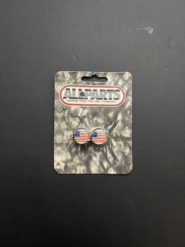 Allparts MK 3316-010 Flag Knobs 2000’s - Chrome | Reverb