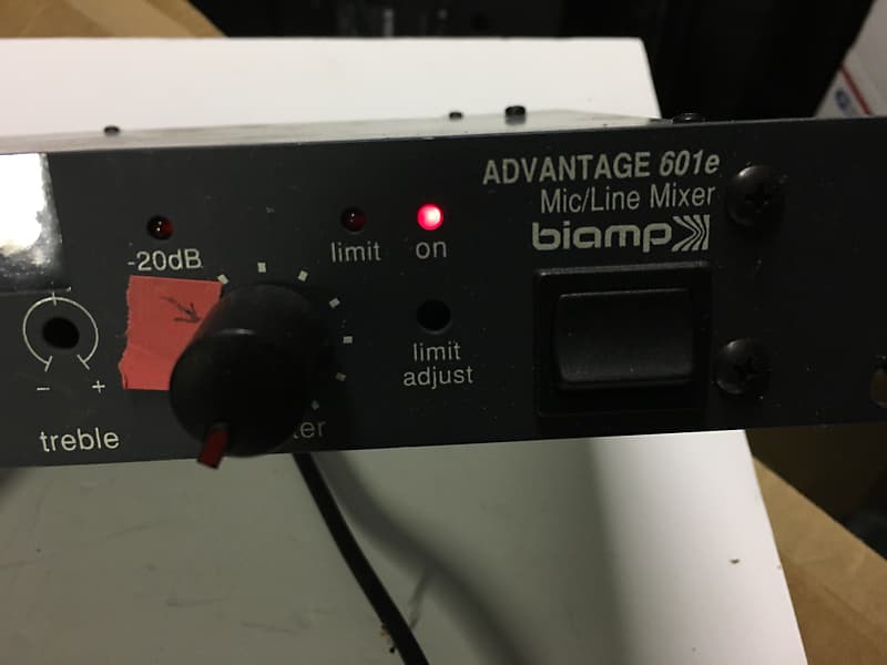 BiAmp BiAMP 601e 6 Channel Mic/Line Mixer Advantage Rack | Reverb