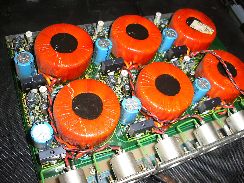 Neve 6 channel transformer balanced amp card from 8108 & 8128 | Reverb