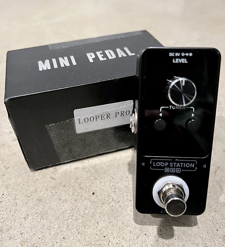 LEKATO Loop Station 9 Loops Mini Tuner Black | Reverb