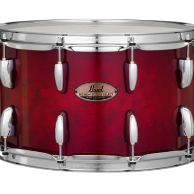 Pearl Session Studio Select 14x8 Snare Drum Antique Crimson | Reverb