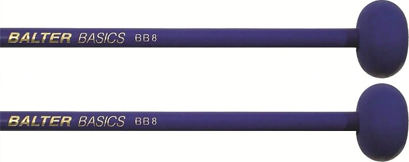 BALTER BASIC MALLET BLUE MED Blue Medium Rubber | Reverb