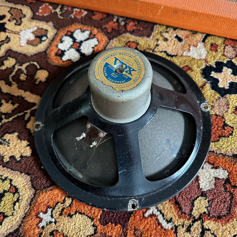 Vintage 1964 Vox AC10 Elac Silver Bell Alnico 10N/85 10" | Reverb