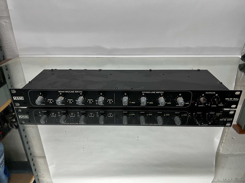 Rane MLM 82a Mic/Line Mixer - Black | Reverb