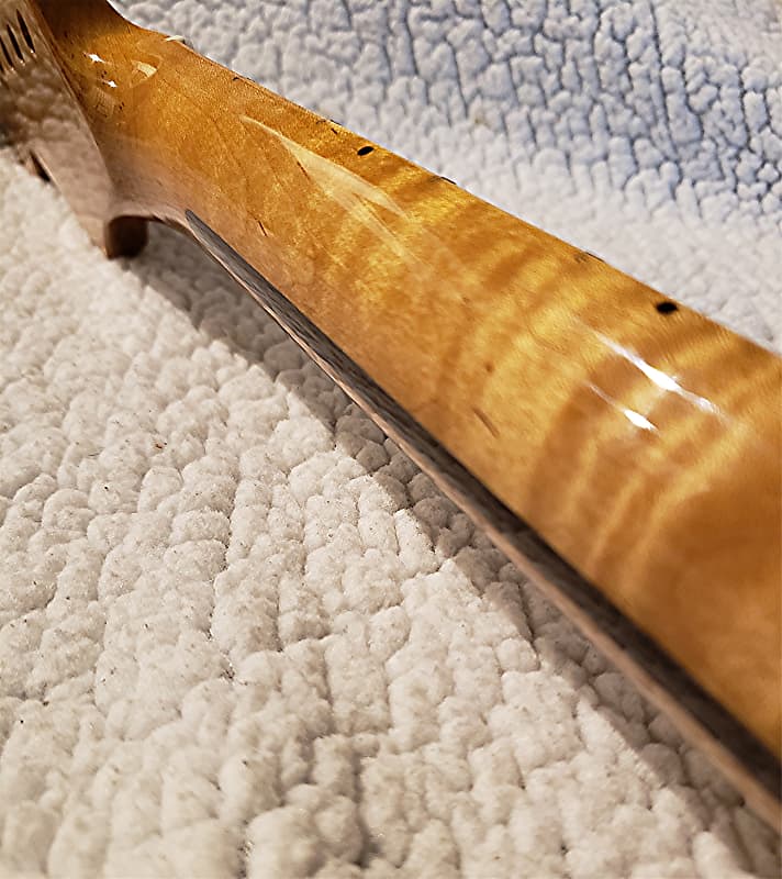 Roasted. USA made flame maple neck . Made for a Strat body # | Reverb