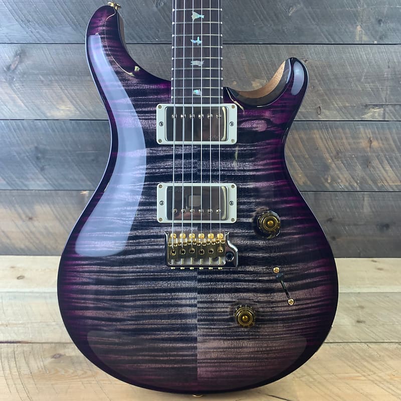 PRS Custom 24 Wood Library Flame Maple 10-Top Torrefied Maple | Reverb