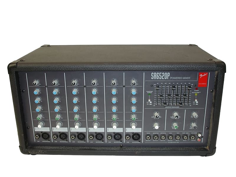 1999 Fender SR6520P Powered Mixer | Reverb