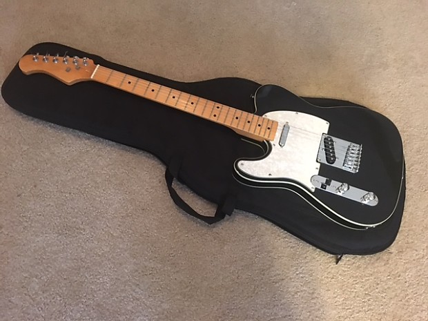 LEFT HANDED DOUBLE BOUND BODY TELE LEFTY WITH LEVI GIG BAG | Reverb