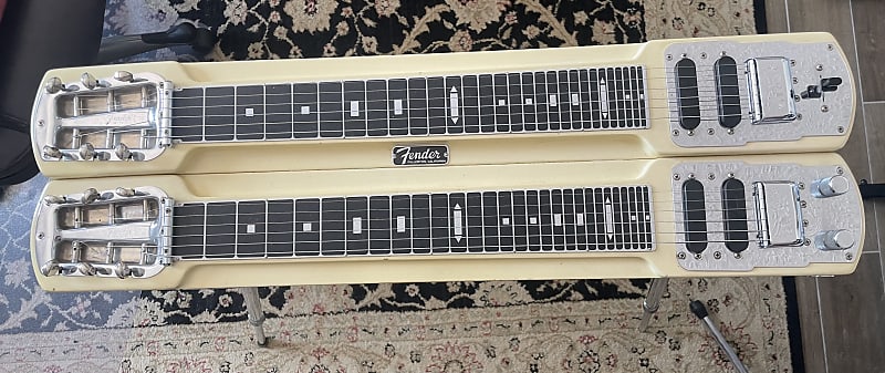 Fender Stringmaster Lap Steel MK2 D6 1955 - Antique White | Reverb