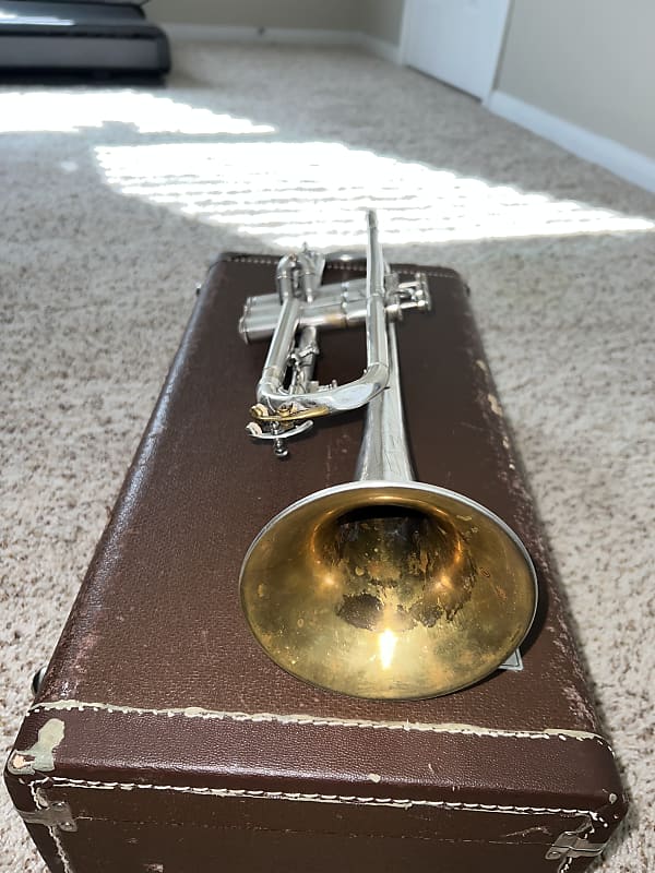 Martin Imperial Handcraft Trumpet 1937 Silver, Gold Bell | Reverb