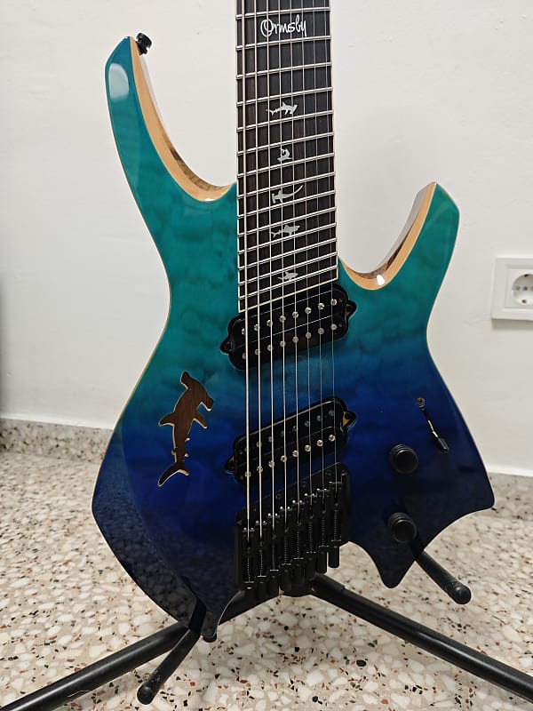 Ormsby Goliath run 14 8 string 2020 - Blue | Reverb