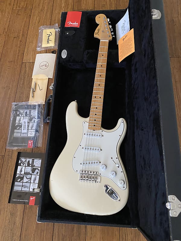 Fender USA ‘68 Reverse Stratocaster 2001-02 - Olympic White | Reverb