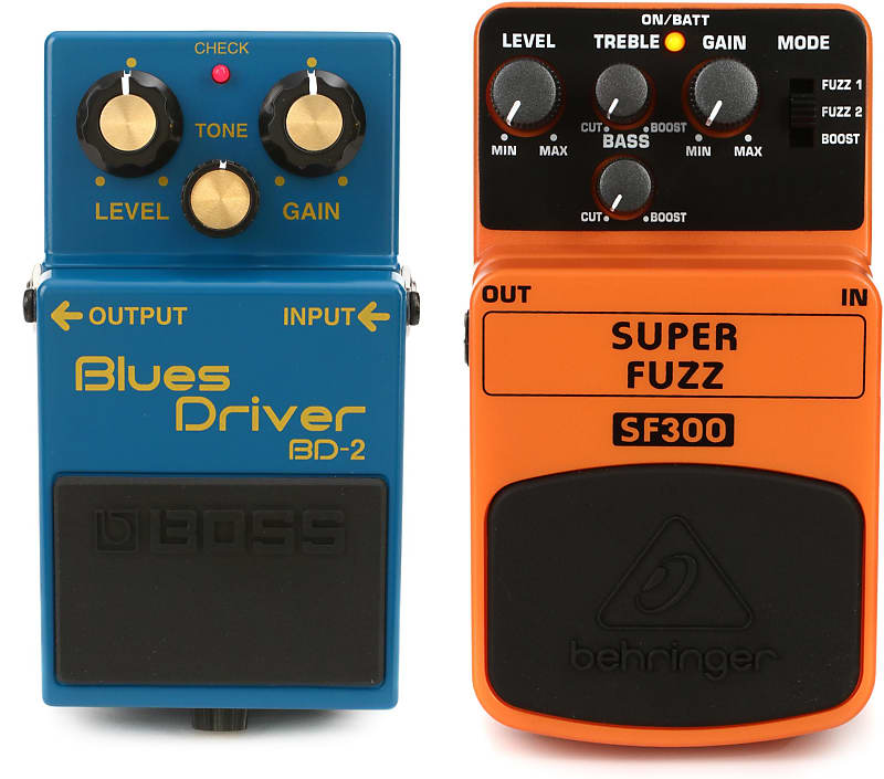 Boss BD-2 Blues Driver Pedal Bundle with Behringer SF300 | Reverb