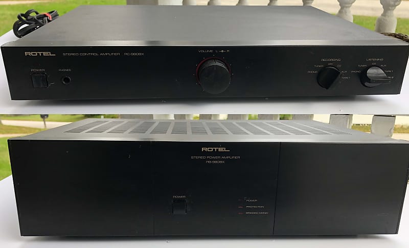 Rotel RC-980BX Preamp and RB-980BX 2 Channel Stereo Power | Reverb