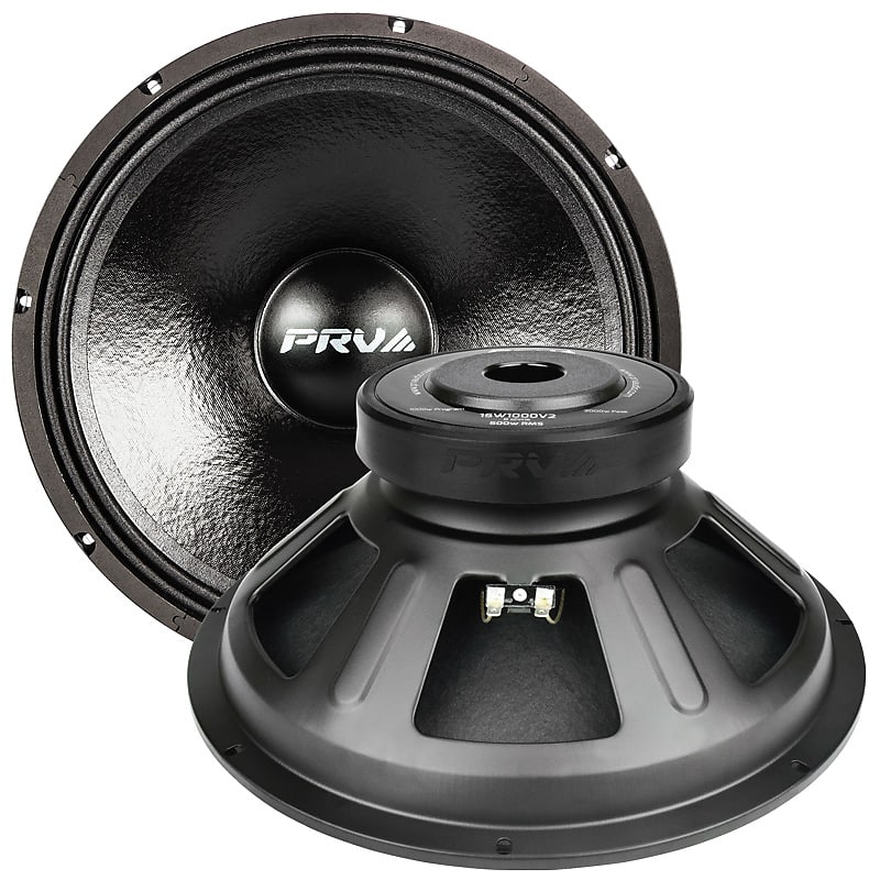 PRV Audio 15W1000V2 15" Woofer Pro Low Frequency Driver 8-Ohm | Reverb