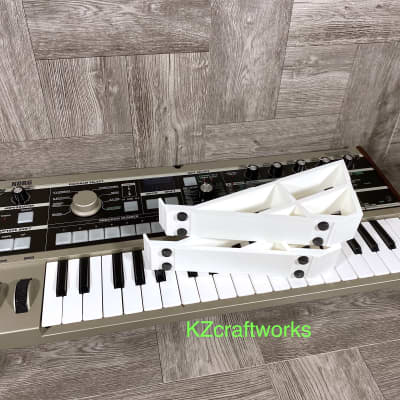 30º Angle Stand for KORG microKORG Synthesizer - Color WHITE | Reverb