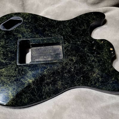 90's Fender HM Stratocaster Guitar Body - Blackstone - Heavy | Reverb