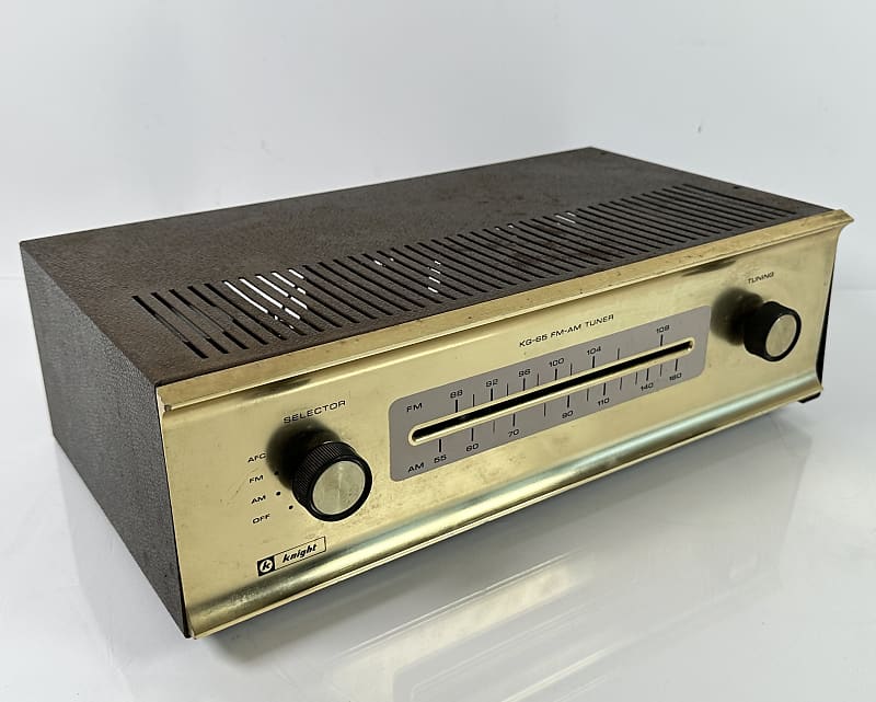 Knight KG-65 AM-FM Tube Type Tuner | Reverb