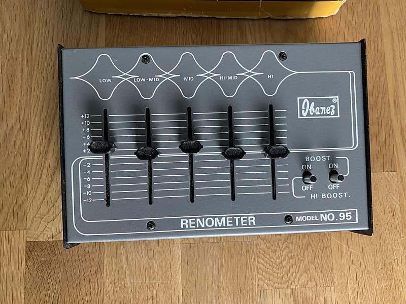 Ibanez Renometer No. 95 Booster Tone Control Graphic | Reverb