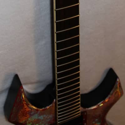 B.C. Rich Warlock 90's - Black and Red with Holoflash | Reverb