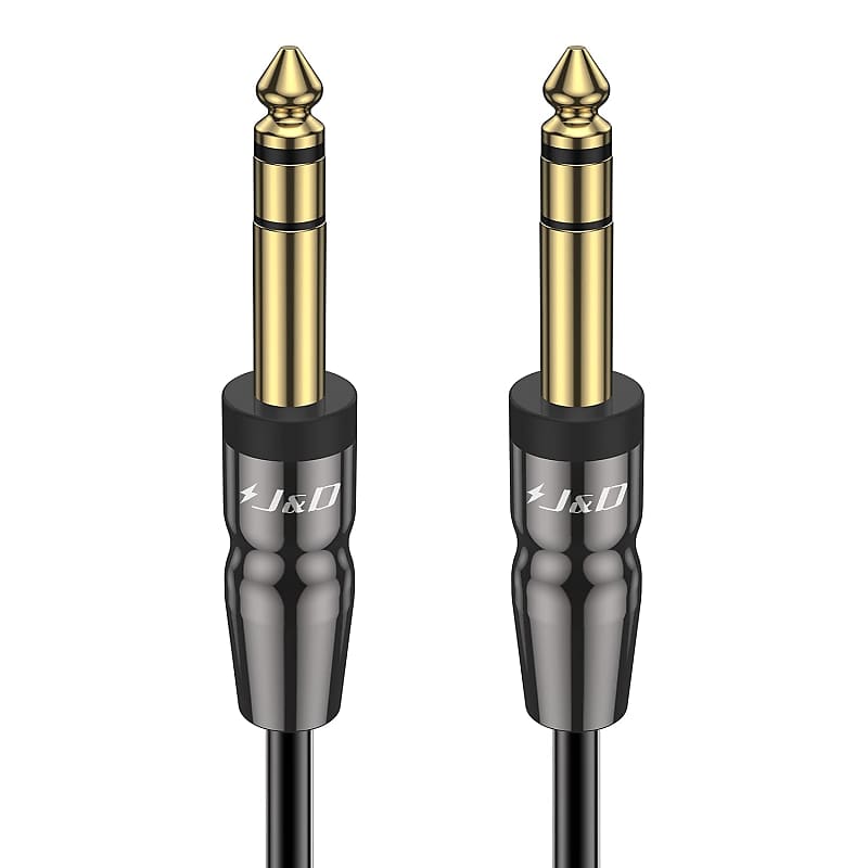 1/4 Inch Trs Instrument Cable, Gold Plated Copper Shell | Reverb