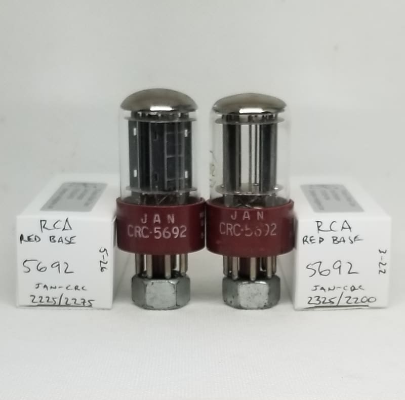 RCA JAN 5692 Very Well Matched (5.3%) Pair NOS 6SN7 6SN7GT | Reverb