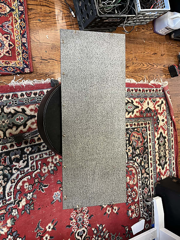Silvertone 1485 cabinet back panel with screws | Reverb