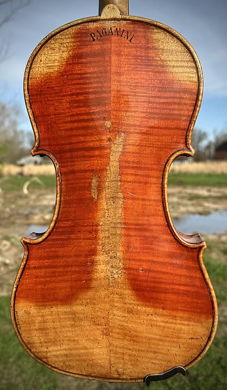 Old Violin Stamped “Paganini” *Beautiful Patina 4/4 | Reverb UK
