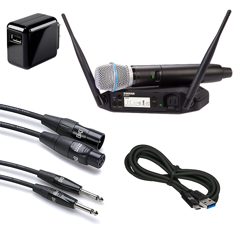 Shure GLXD24+B87A Wireless System with Beta 87A Microphone | Reverb