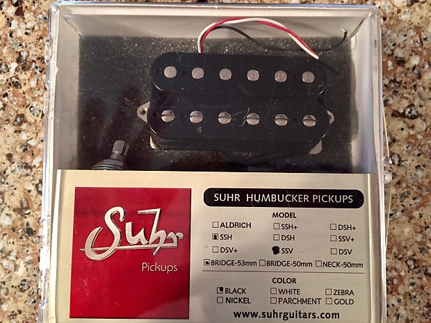 Suhr SSV Bridge 2015 Black | Reverb