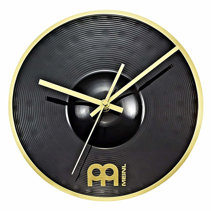 Meinl 10" Cymbal Battery Powered Wall Clock MCC-10 | Reverb
