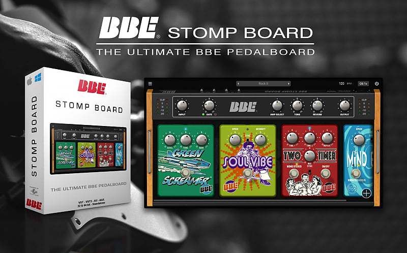 New BBE Stomp Board 1.4.0 - Virtual Processor Plug-in MAC/PC | Reverb