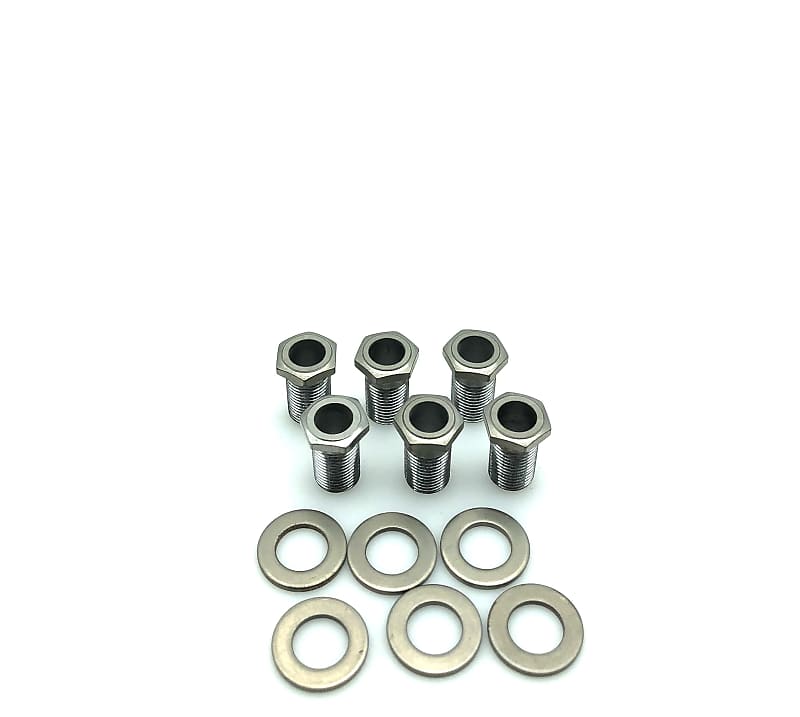 Die-Cast Tuner Bushings & Washers Satin Nickel | Reverb