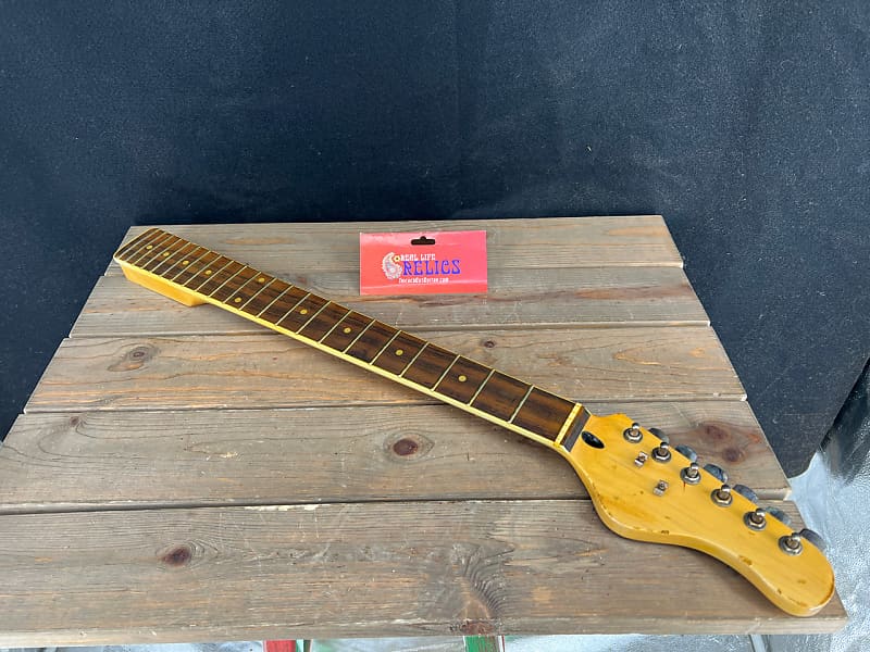 Real Life Relics Tele® Neck Aged Maple Bound Rosewood | Reverb