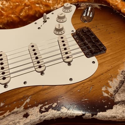 Fender Stratocaster Red Hot Custom Shop limited edition heavy | Reverb