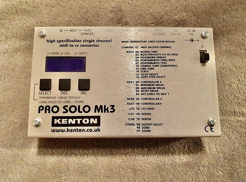 Kenton Pro Solo Mk3 Silver | Reverb