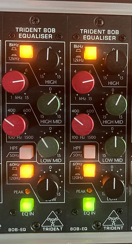 Pair of Trident 80B EQ 500 Series Equalizer Modules | Reverb