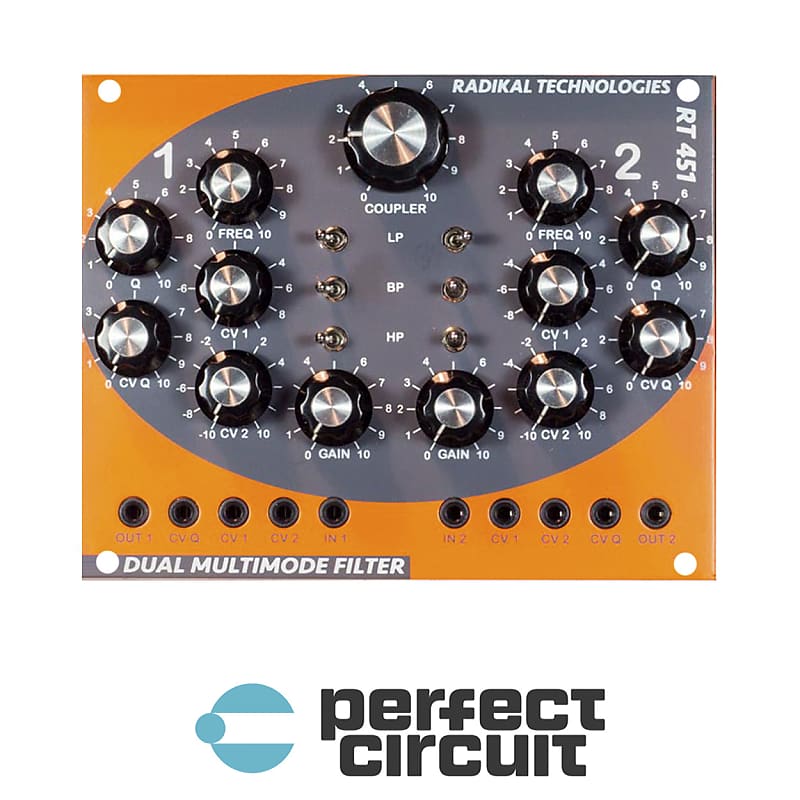 Radikal Technologies RT-451 Dual Multimode Filter [DEMO] | Reverb