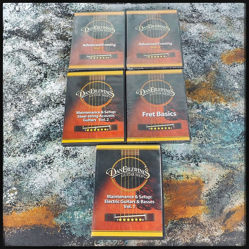 Guitar Lutherie DVD's "Dan Erlewines Guitar Shop" Complete | Reverb