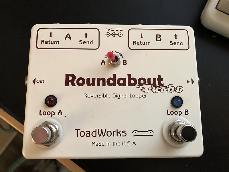 ToadWorks Roundabout Turbo Reversible Signal Looper | Reverb