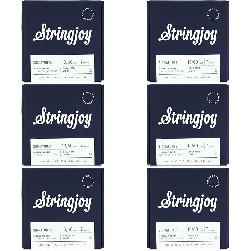 Stringjoy Signatures Nickel-wound 7-string Balanced Electric | Reverb