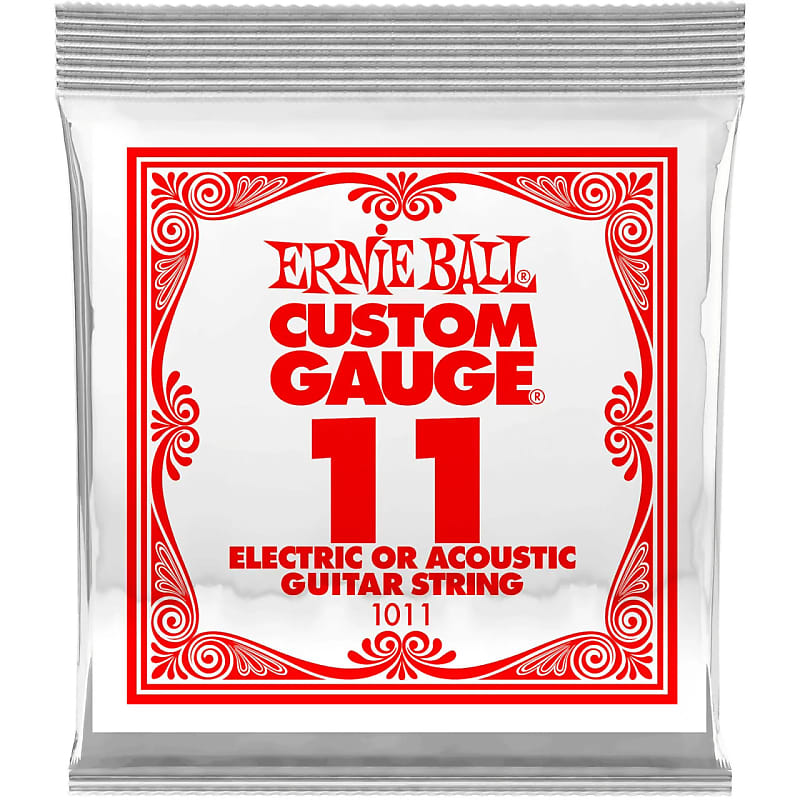 Ernie Ball Single String - Plain Steel 011 | Reverb